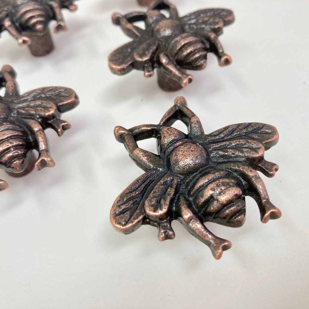 ANTIQUE COPPER Bumble Bee Knob- Knob Home Decor Drawer Pull - Etsy