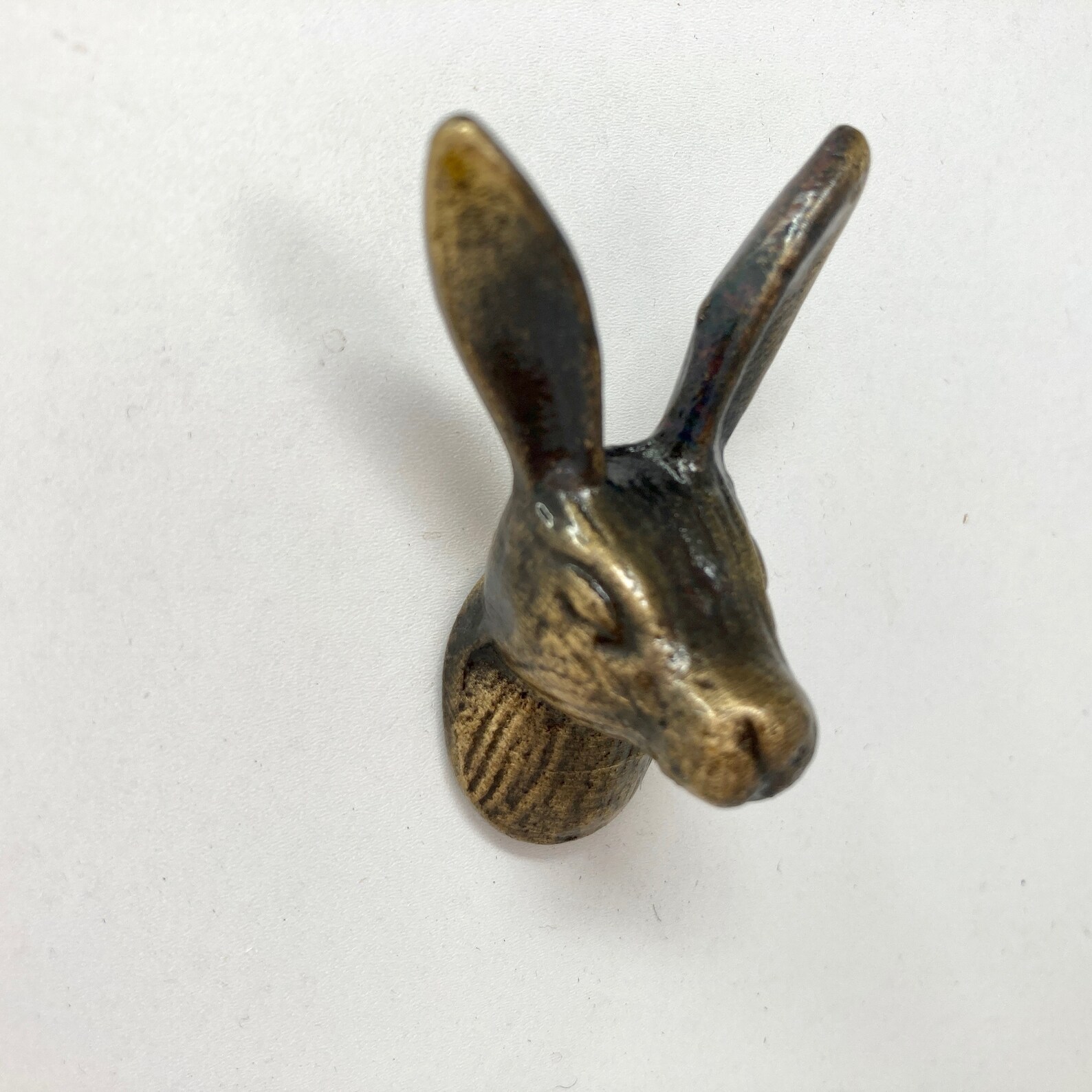 Hare Rabbit Knob in Gold Silver & Antique Brass Drawer Pull Animal Knob ...
