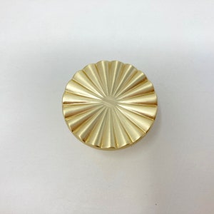Brushed Gold Art Deco Pull Knob | Cup Handle | Kitchen Replacement Knob | Drawer Knob ...