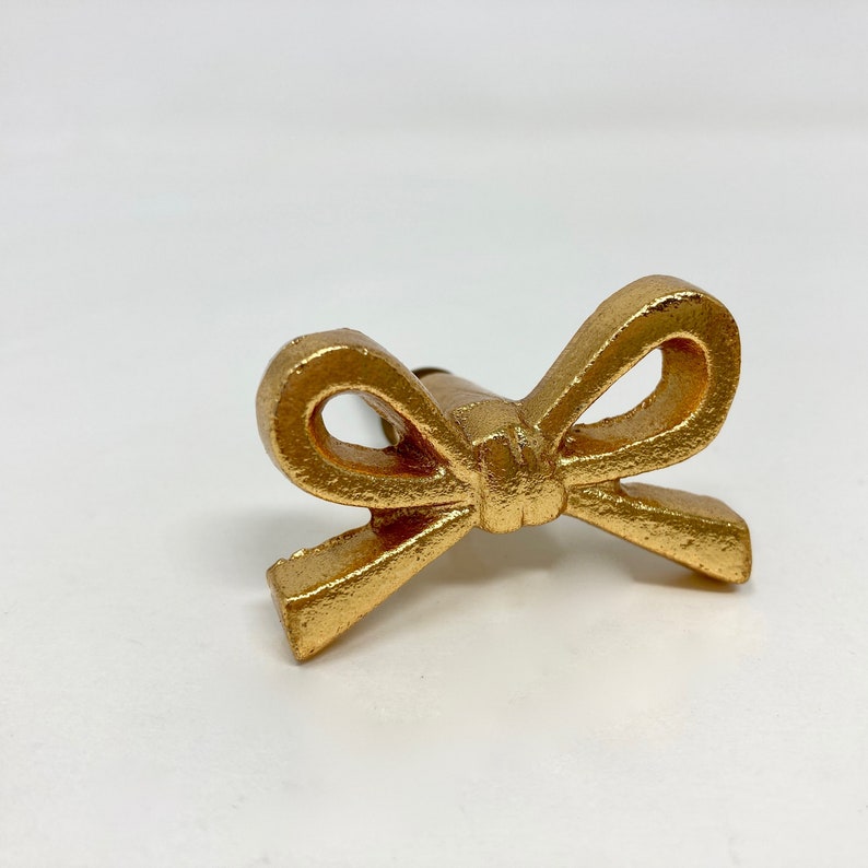 Bow Tie Gold Metal Knob Bedroom Cabinet Drawer Pull Knob - Etsy UK