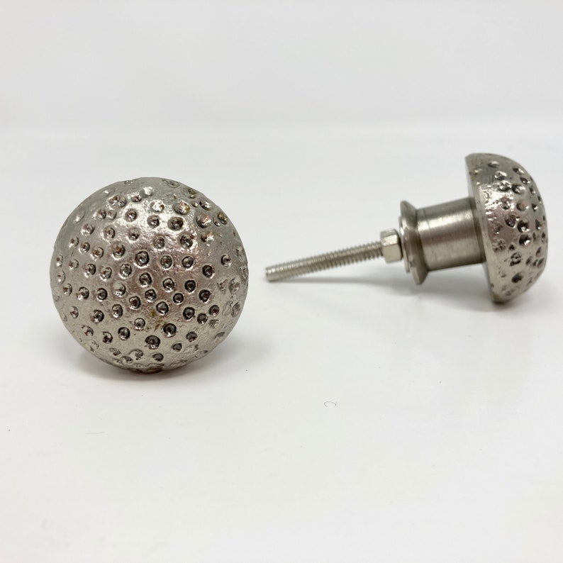 Pewter Hammered Knob & Cup Handle Cabinet Drawer Pull Door - Etsy UK