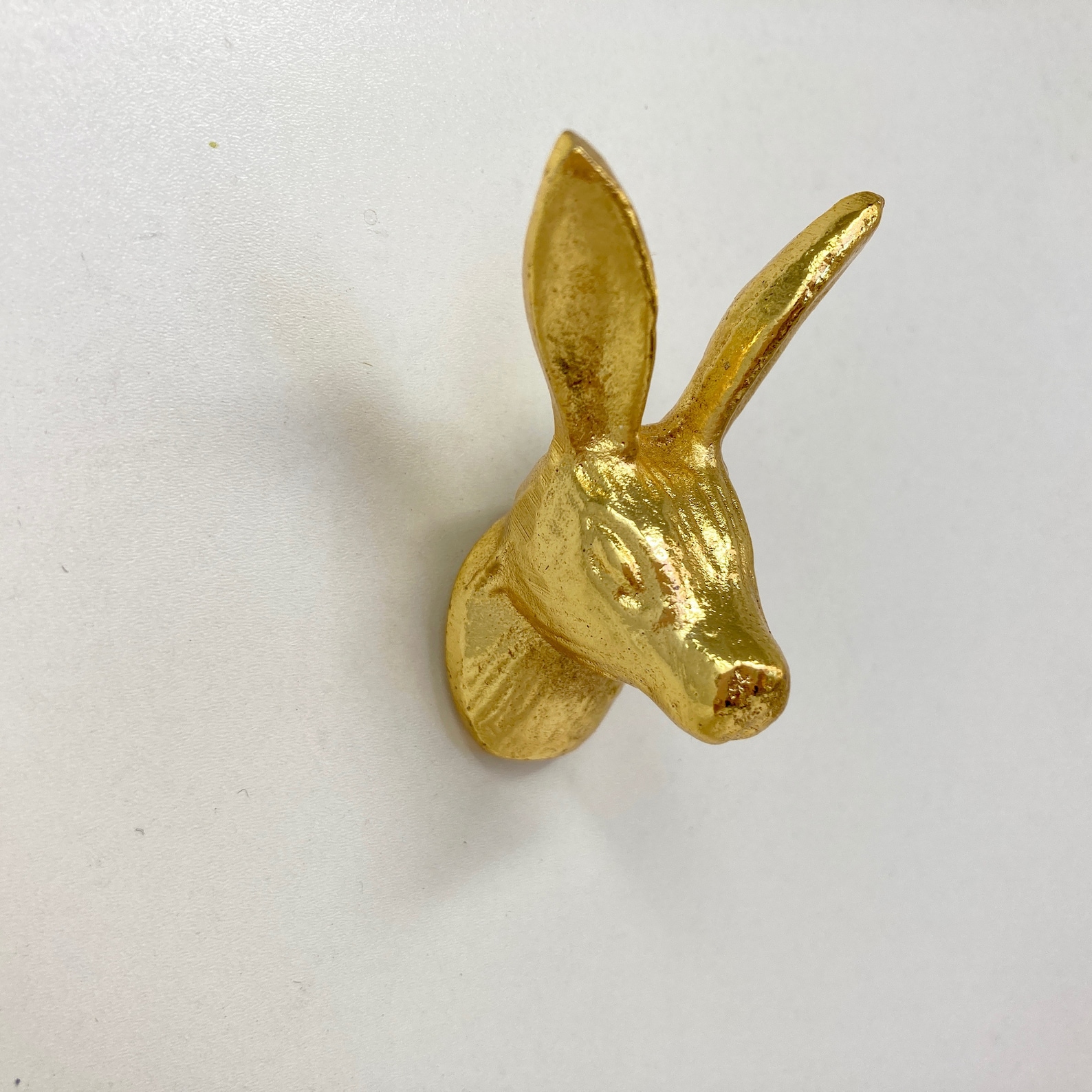 Hare Rabbit Knob in Gold Silver & Antique Bronze Drawer Pull - Etsy UK