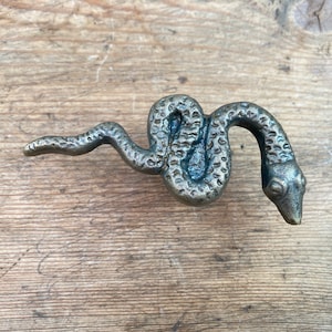 Antique Bronze Snake Metal Knob Handle Kitchen Cupboard Home - Etsy
