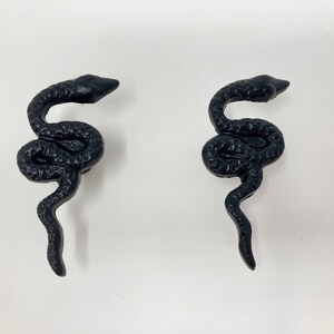 Black Snake Metal Knob | Handle Kitchen Cupboard Home - Etsy