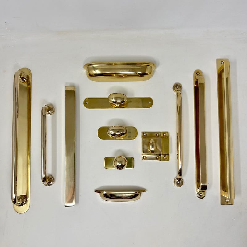 Organic Brass Hardware - Etsy