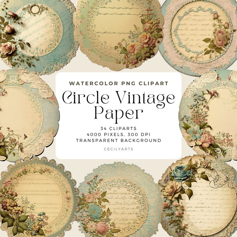 Scrapbook Clipart - Etsy