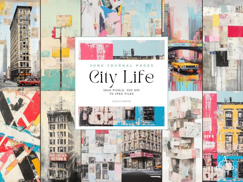 City Life Junk Journal Pages: Urban Ephemera (digital Download) - Etsy