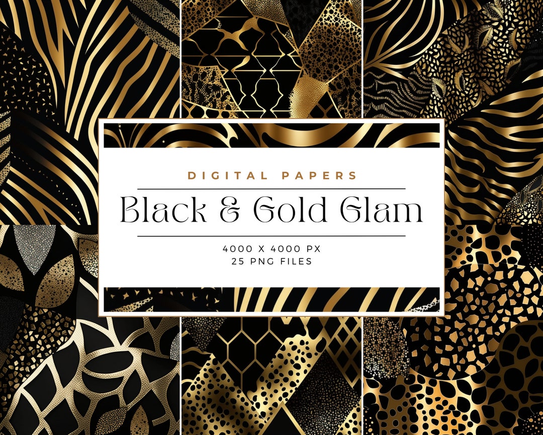 Black and Gold Glam Backgrounds, Glamorous , Abstract Background ...