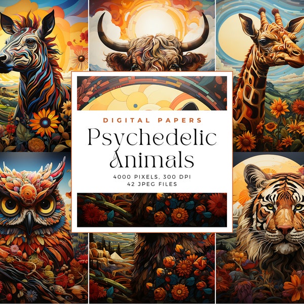 Psychedelic Drawing - Etsy