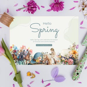 Derby Watercolor Clipart: Spring Racing PNG (digital Download) - Etsy
