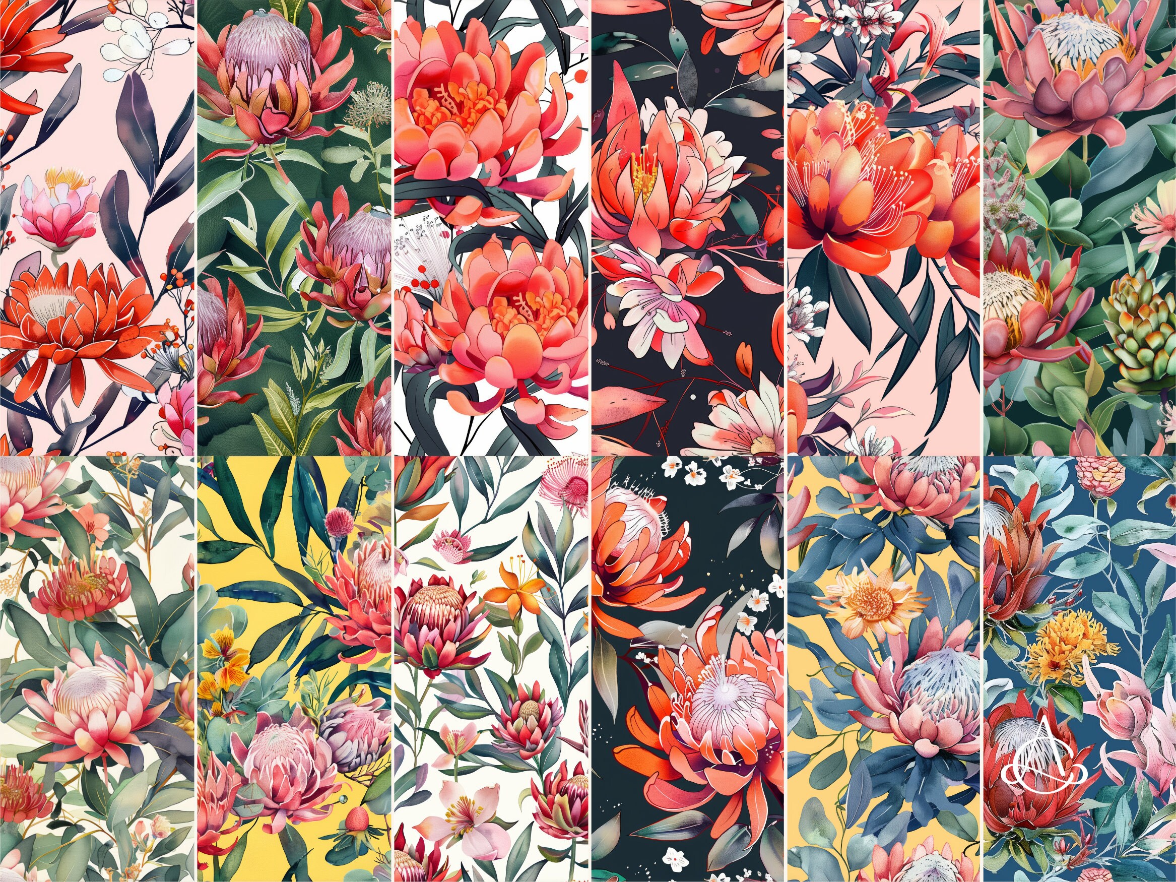 Australian Native Flowers, Digital Download JPG, Aussie Floral Native ...