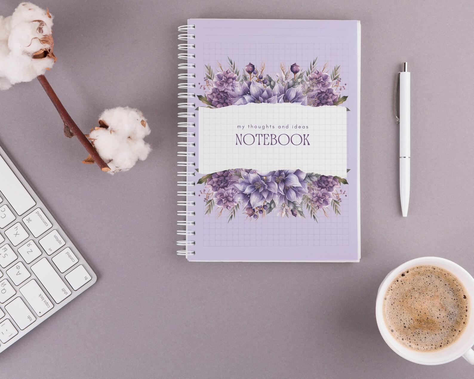 Purple Holly Flowers PNG, Watercolor Holly Clipart, Watercolor Floral ...