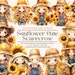 Watercolor Sunflower Scarecrow Clipart, Scarecrow Clipart PNG ...