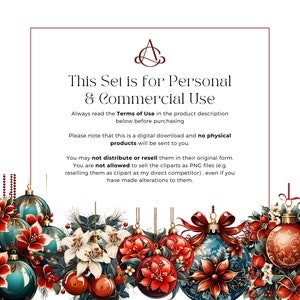 Christmas Ornaments Clipart, Christmas Decorations Clipart, Christmas ...