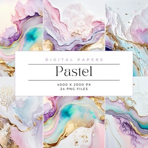 Pastel Abstract Backgrounds, Alcohol Ink Art, Abstract Background ...