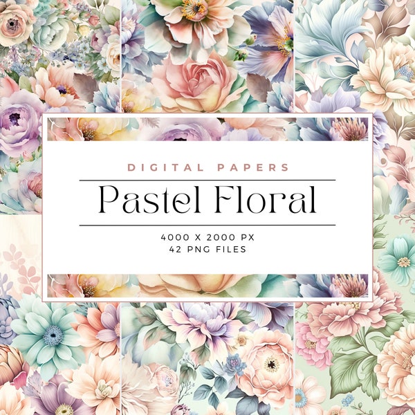 Floral Paper - Etsy