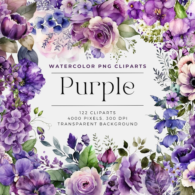 Purple Office Clipart - Etsy UK