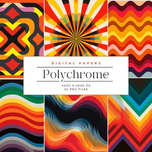 Polychrome Rainbow Backgrounds, Geometric Art, Abstract Background ...