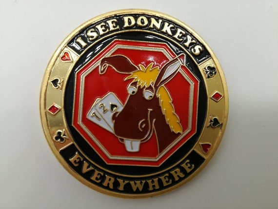 I See Donkeys Everywhere Poker Card Guard Hand Protector New - Etsy