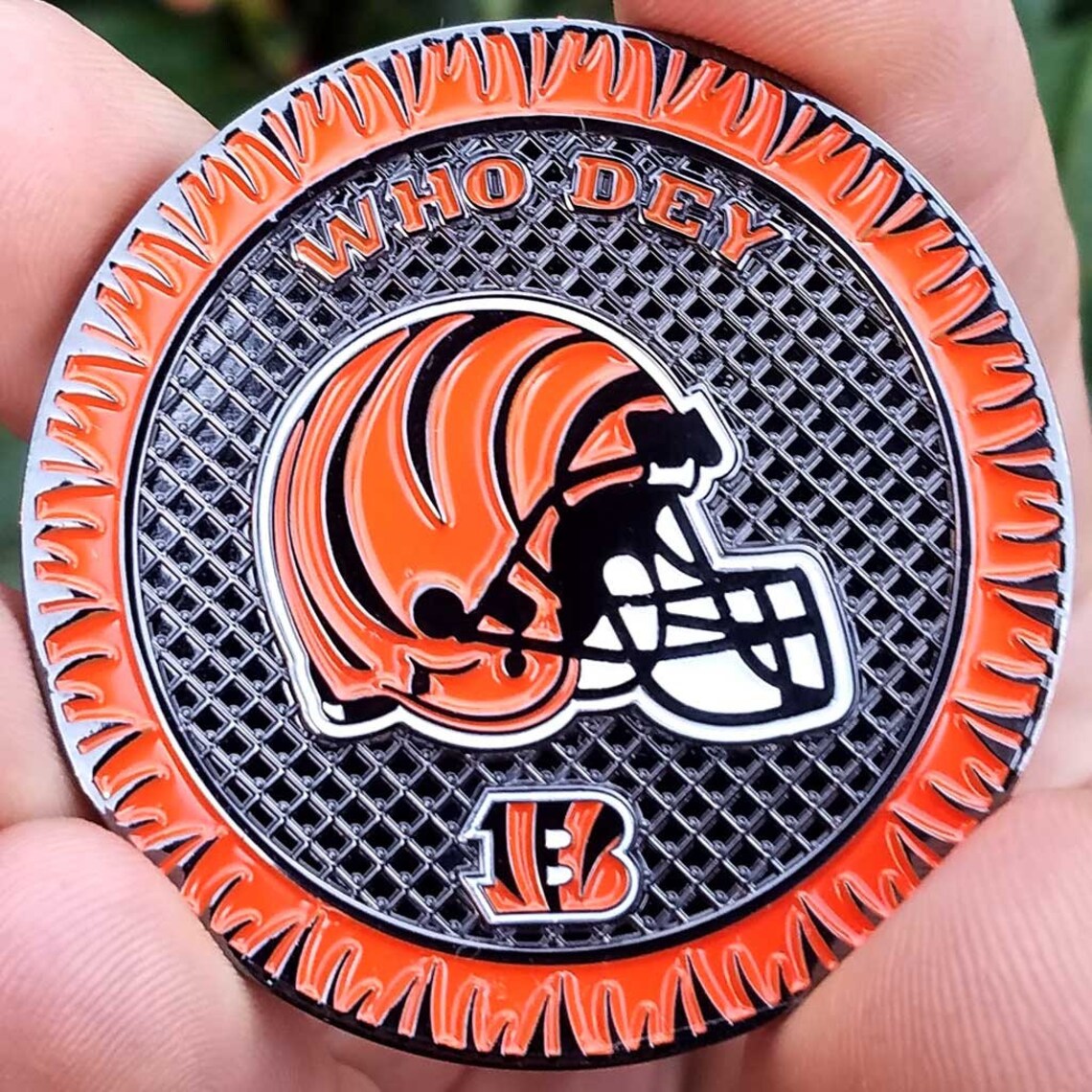 PREMIUM NFL Cincinnati Bengals Poker Card Chip Protector Golf | Etsy