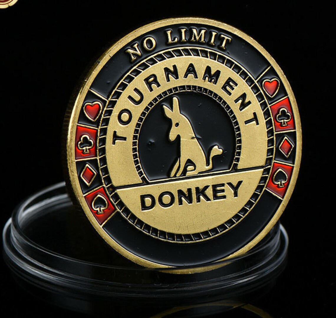 Tournament Donkey poker card guard hand protector new Poker | Etsy