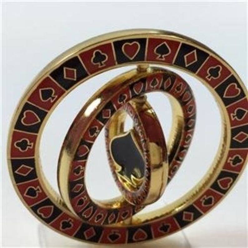 Triple Spade Spinner Suited Card Guard Poker Hand Protector - Etsy