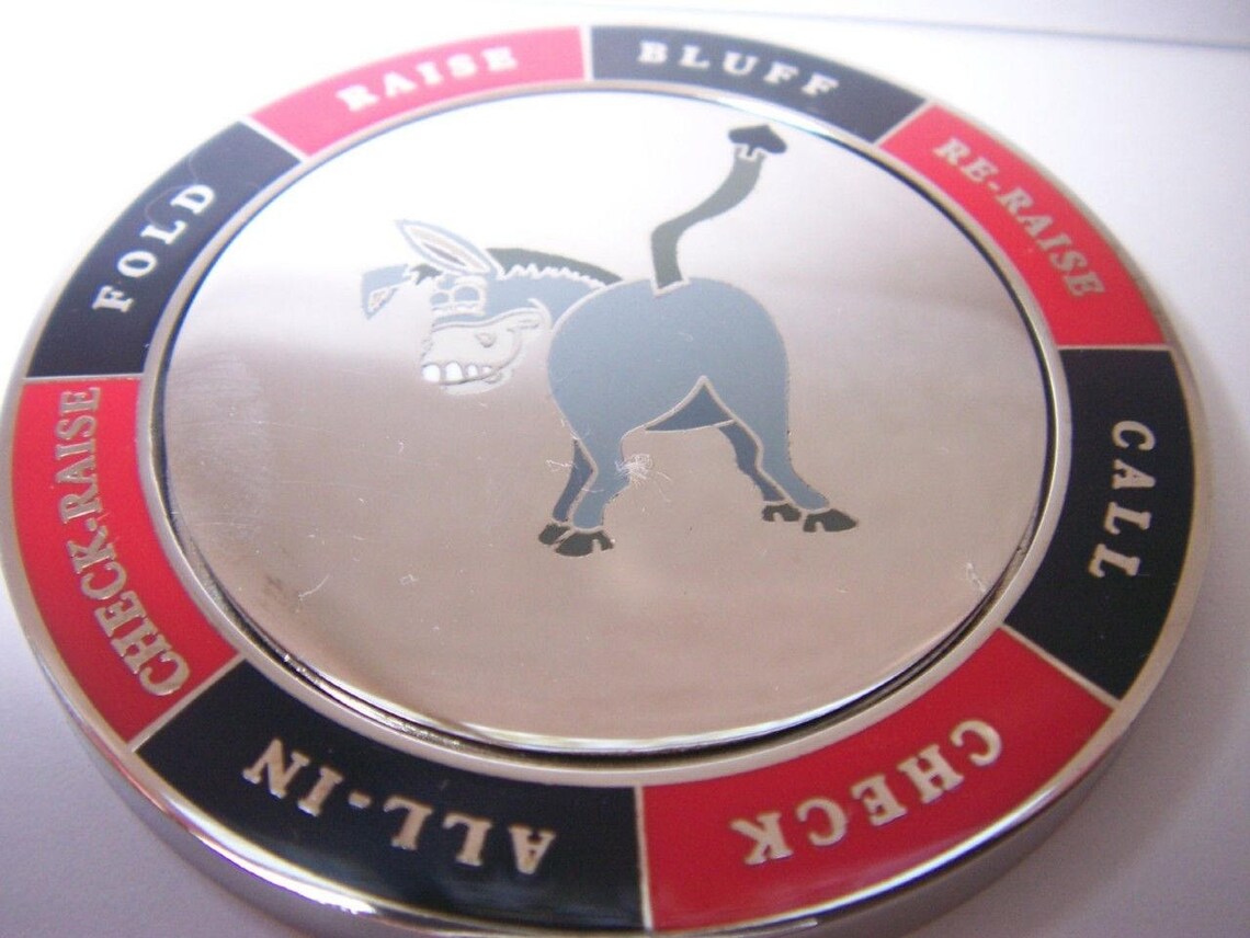 Donkey Jack Ass Spinner Decision Maker Heavy Poker Card Guard - Etsy