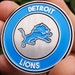 PREMIUM NFL Detroit Lions Poker Card Chip Protector Golf Marker ...