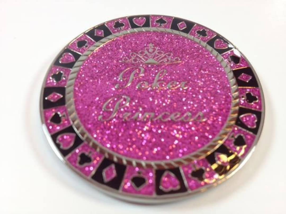 Poker Princess Sparkling and Shiny Heavy Poker Card Guard Hand ...