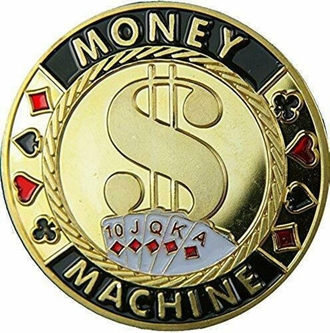 Money Machine Poker Card Guard Hand Protector New Poker Chip - Etsy