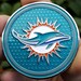 PREMIUM NFL Miami Dolphins Poker Card Chip Protector Golf - Etsy