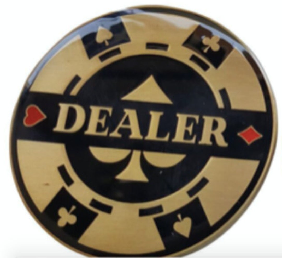 Double Sided Heavy Elegant Poker Dealer Button NEW Exclusive to the ...