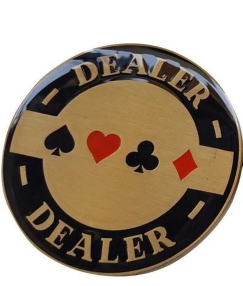 Double Sided Heavy Elegant Poker Dealer Button NEW Exclusive - Etsy