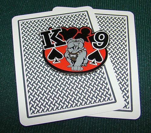 K-9 King 9 of spades poker card guard hand protector new | Etsy