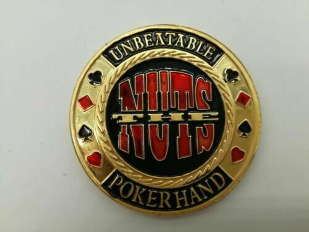 The NUTS Unbeatable Poker Hand Card Guard Hand Protector New Poker Chip ...