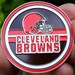 PREMIUM NFL Cleveland Browns Poker Card Chip Protector Golf Marker ...