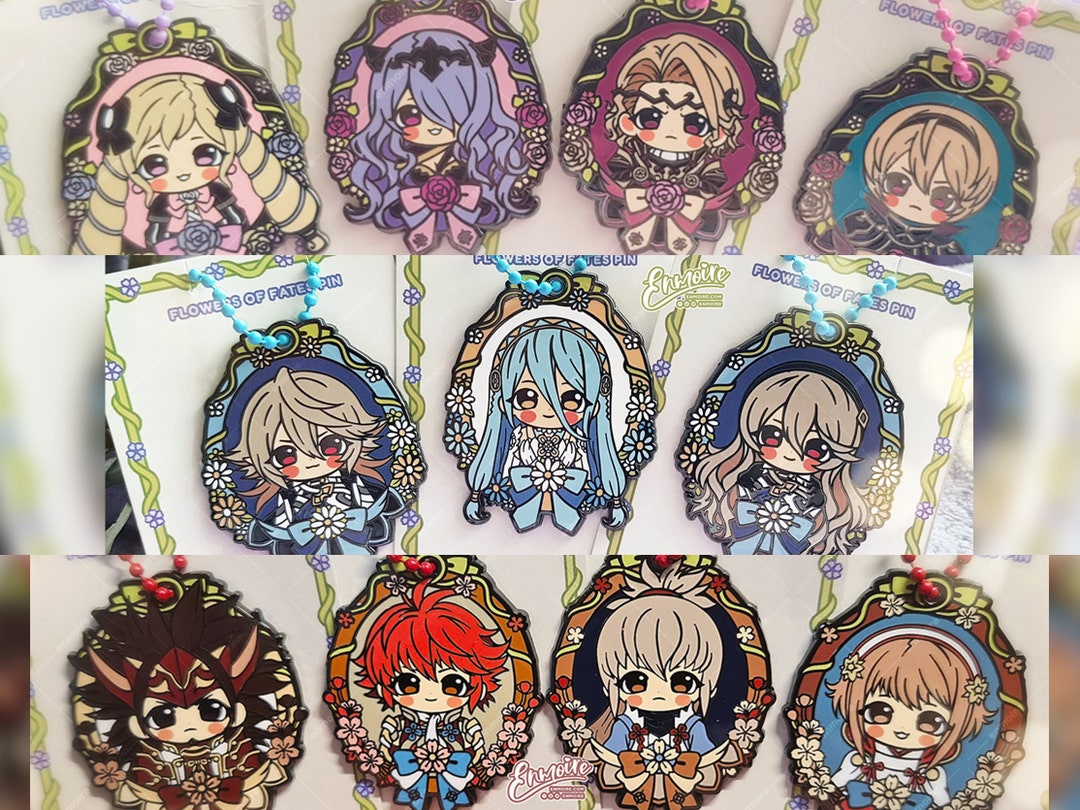 Fire Emblem Enamel Pin & Charm FEIF Flower of Fates (all Character ...
