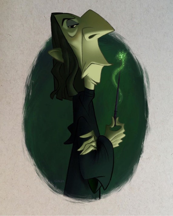 Severus Snape Fan Art Print 8x10 | Etsy