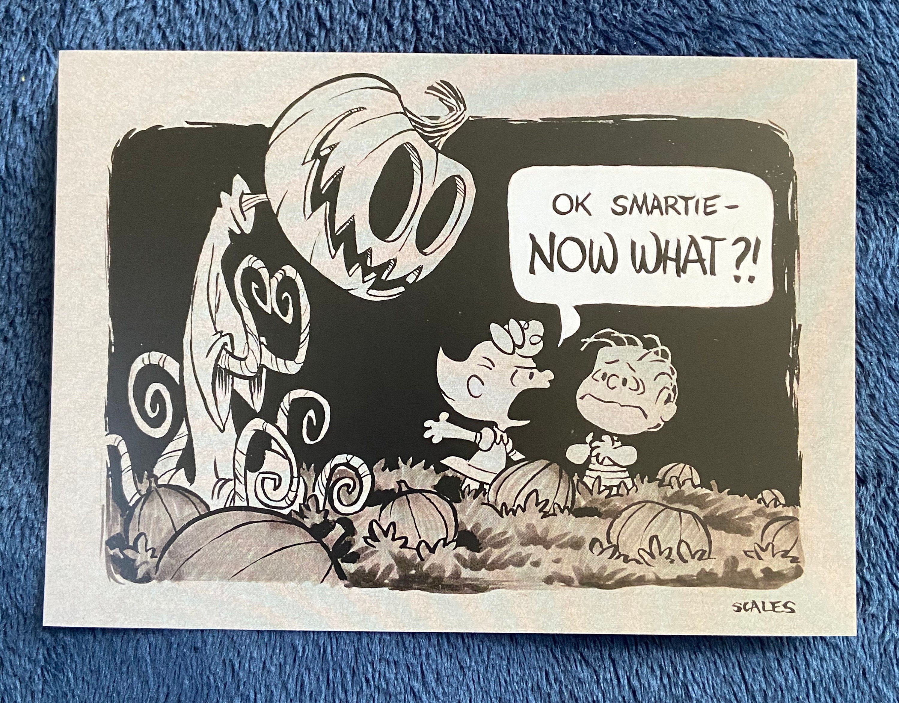Great Pumpkin Peanuts Fan Art Print 5x7 - Etsy
