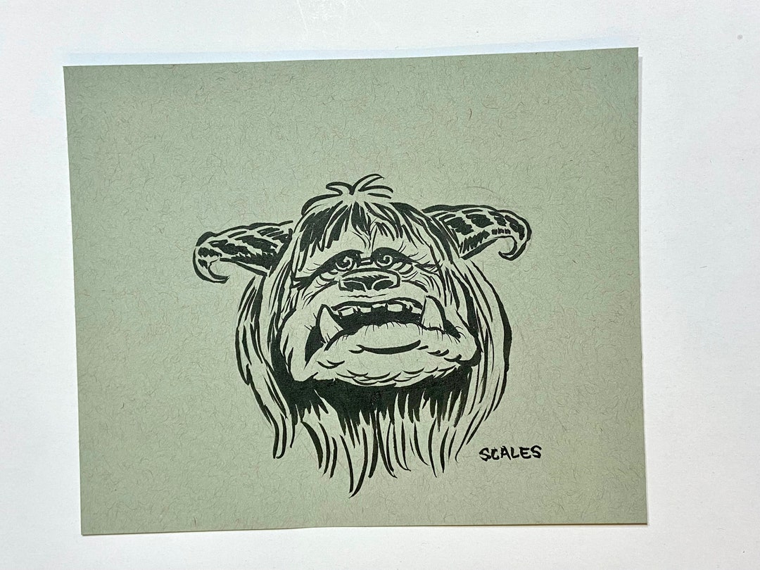 Ludo One of a Kind Ink Drawing of Friendly Giant Ludo Inspired by Jim ...