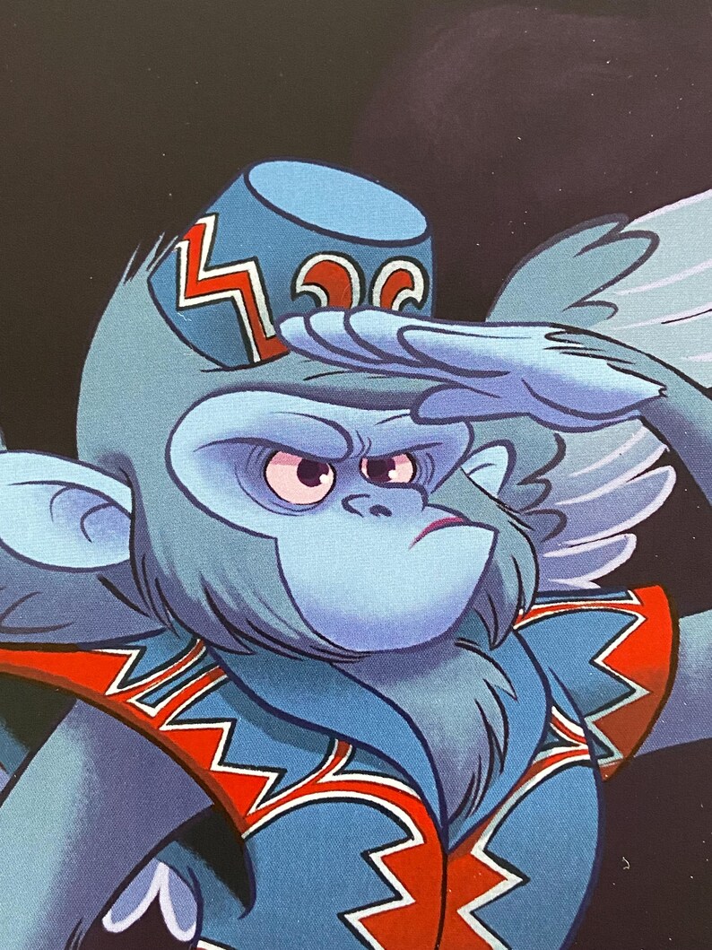 Flying Monkey- Wizard of Oz Print 8.5x11 - Etsy