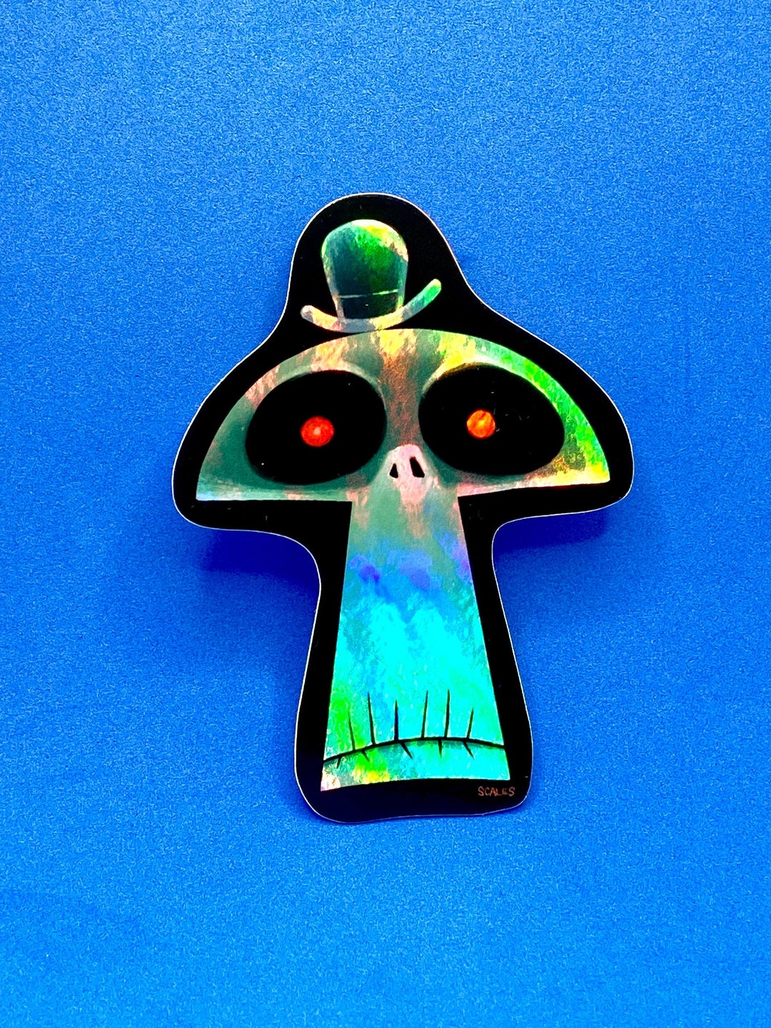 LE 50 Long Armed Lester 3inch Holographic Vinyl Sticker Free Shipping ...