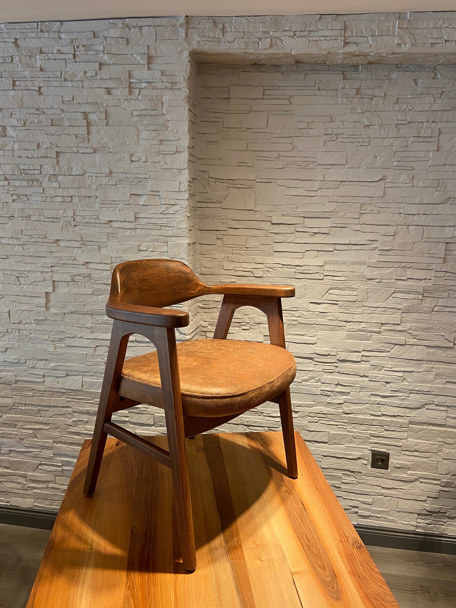 Line Wooden Chair - Etsy