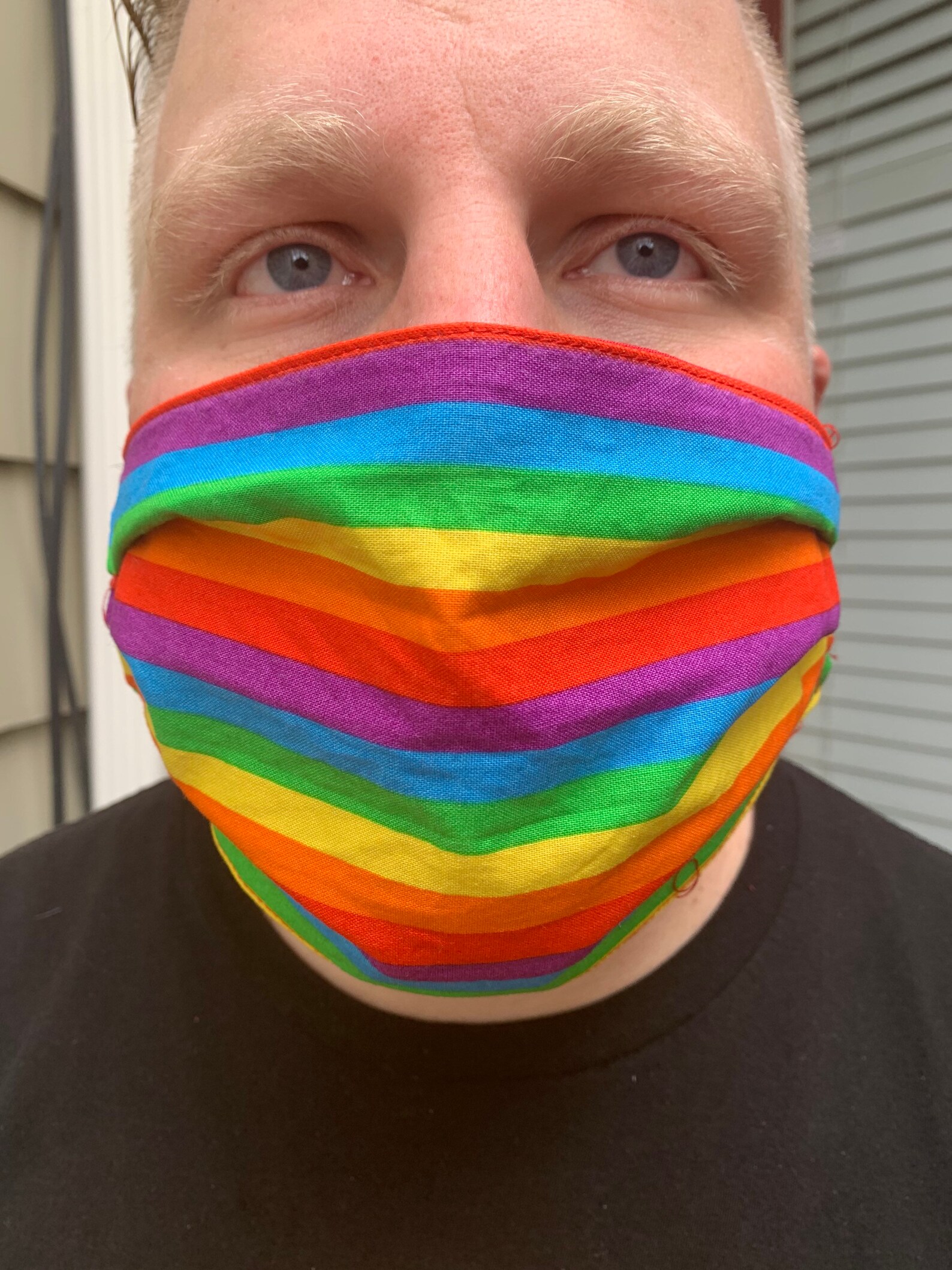 Rainbow Fabric Mask | Etsy