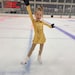 Golden Elegance Ice Skating Dress - Etsy