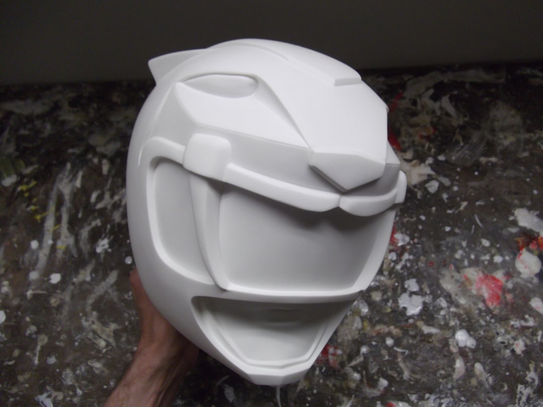 STUNT CAST Yellow Power Ranger Helmet Raw Resin Kit Cast Mighty Morphin ...