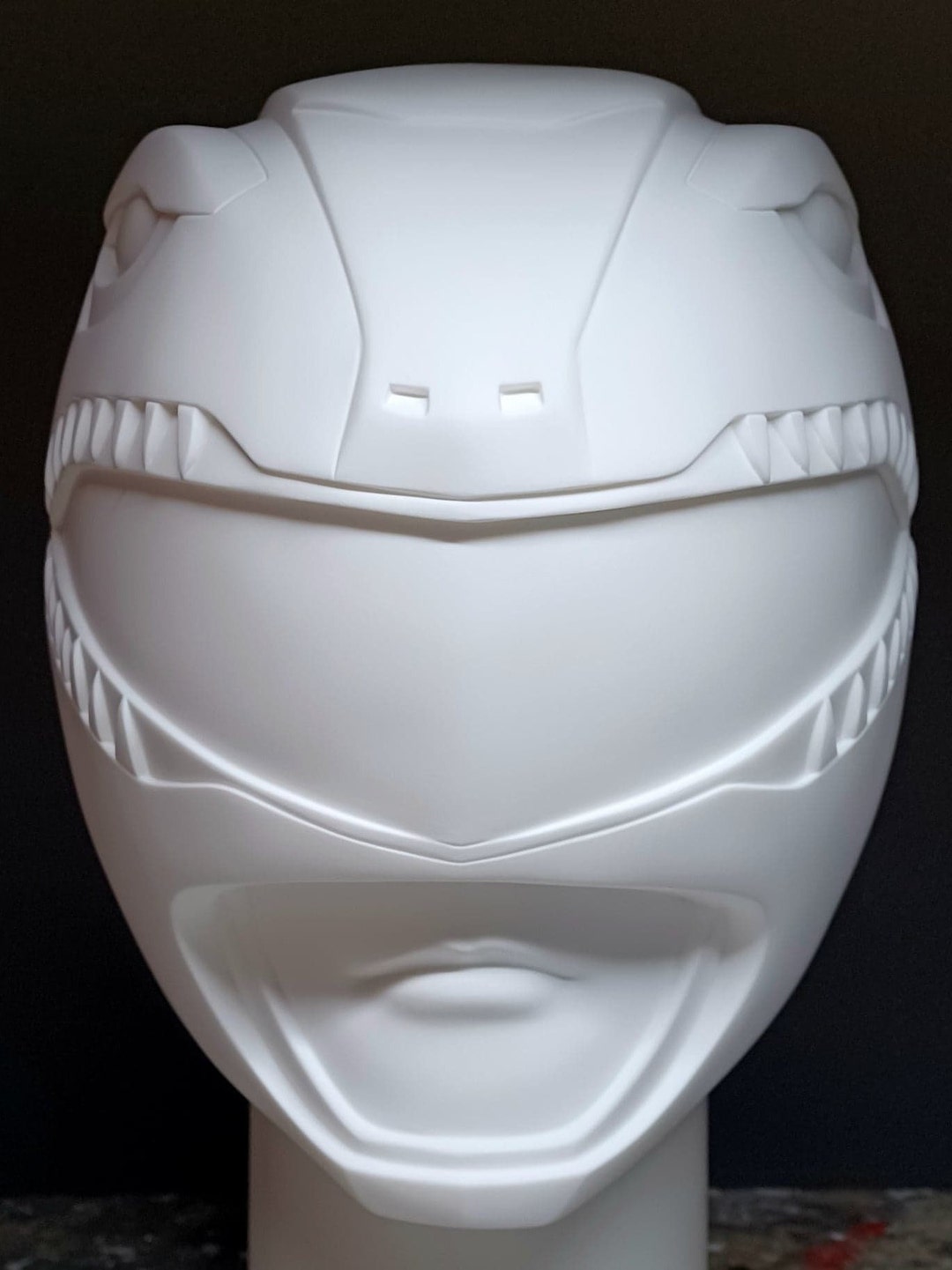 SCREEN CAST Red Power Ranger Helmet Raw Resin Kit Cast Mighty Morphin ...