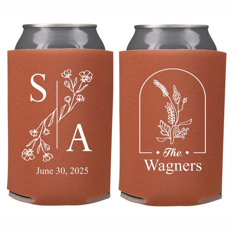 Wedding Koozie Flower - Etsy