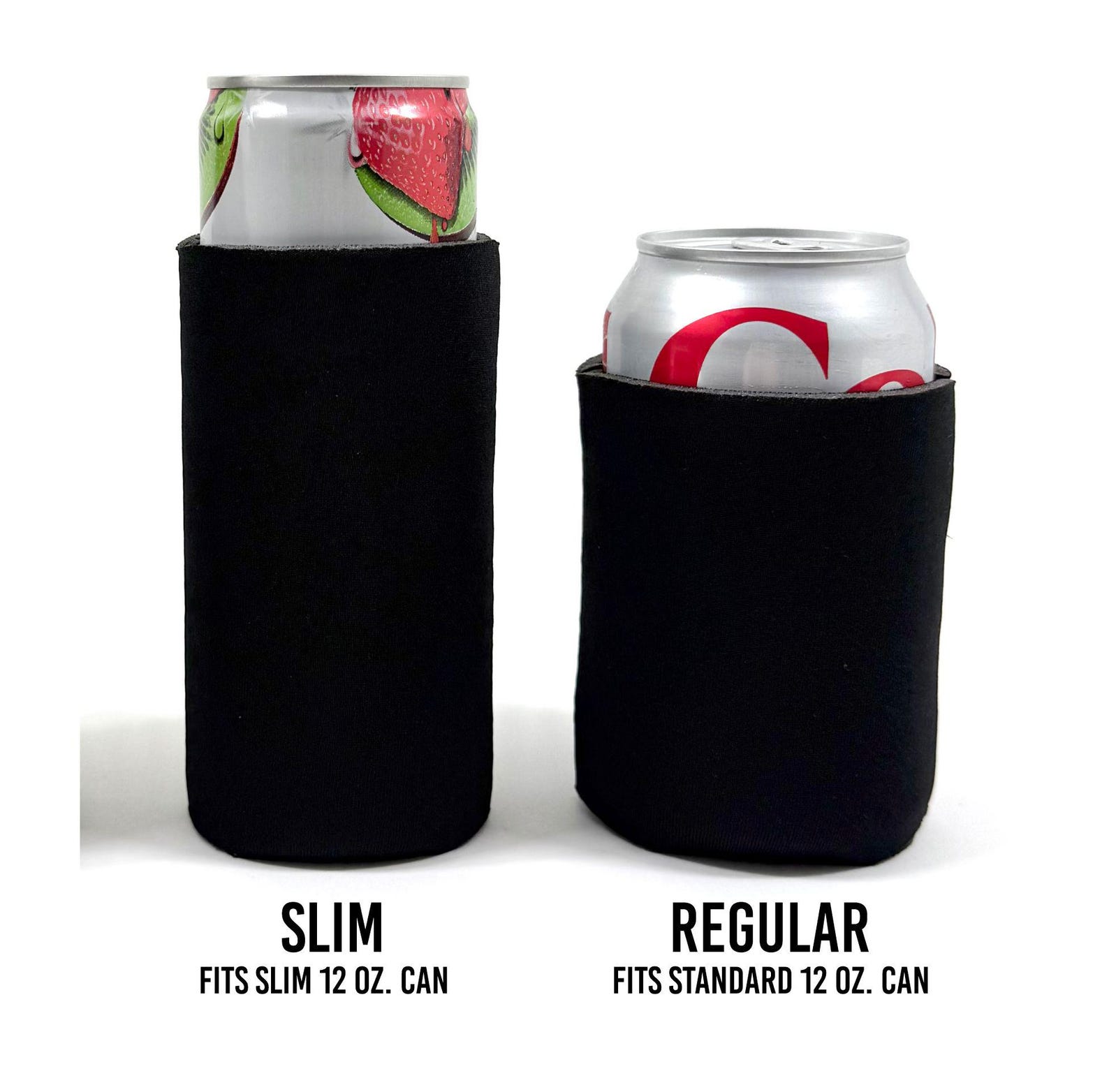 Personalized Wedding Can Coolers Slim and Regular, Custom Wedding ...
