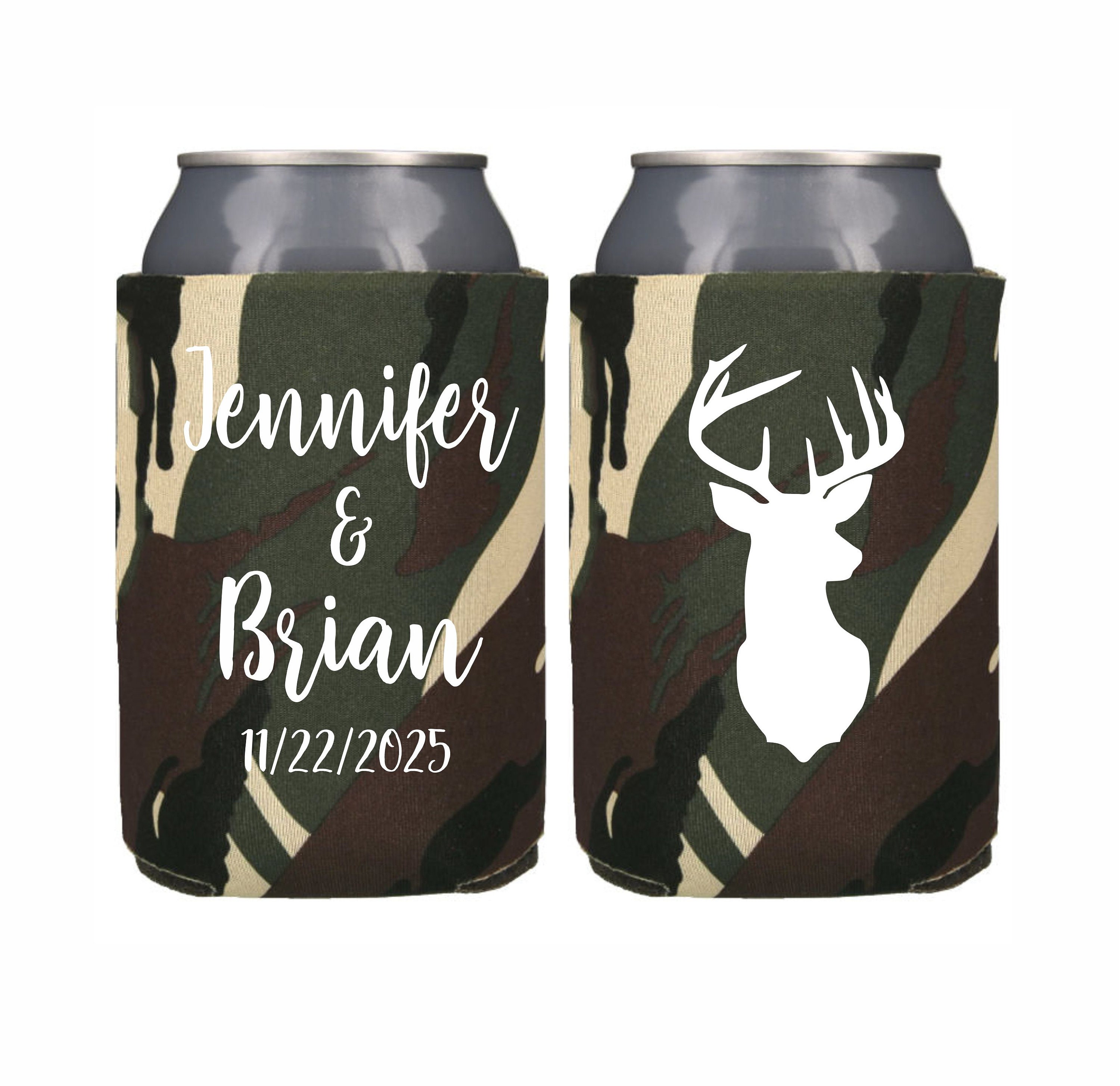 Camo Stag Beer Poster